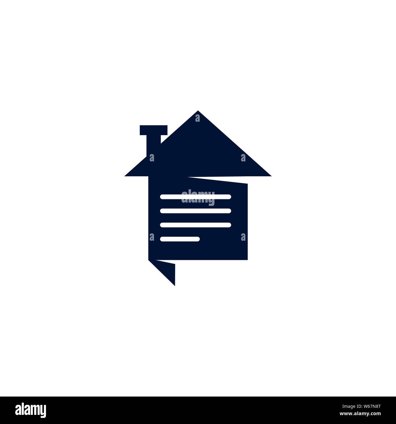 Real Estate Home Property Design Template Vector Stock Vector Image ...