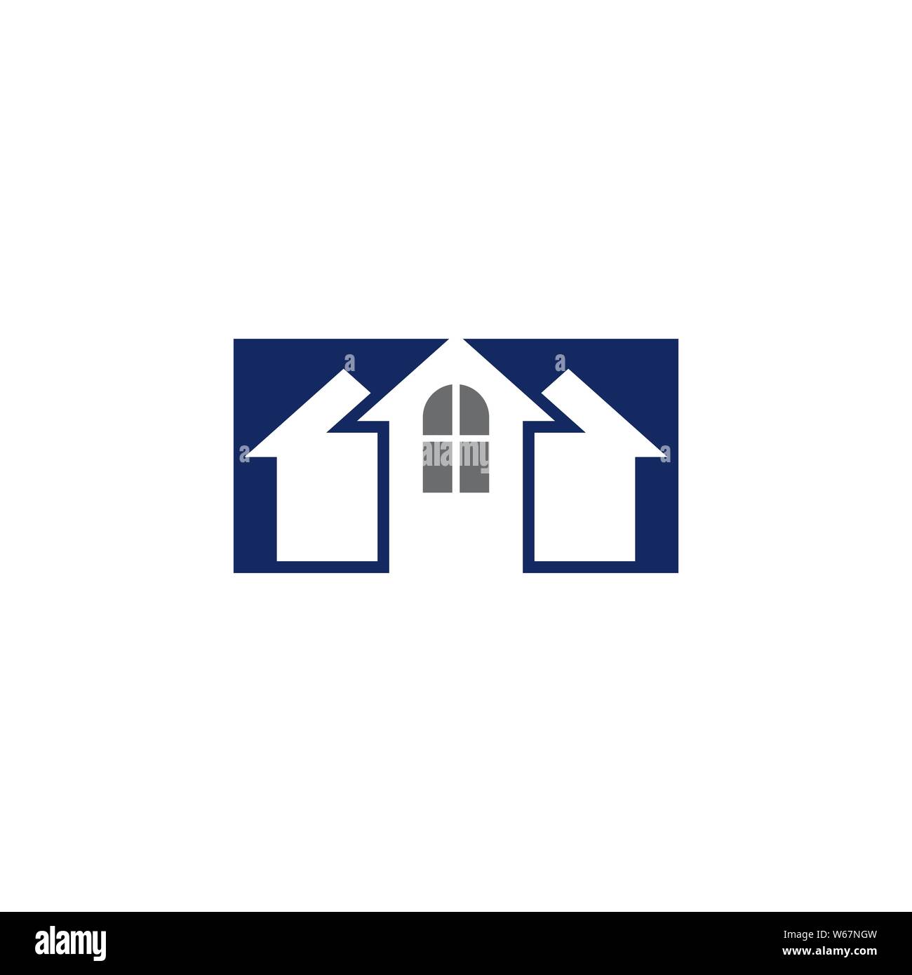 Real Estate Home Property Design Template Vector Stock Vector Image ...
