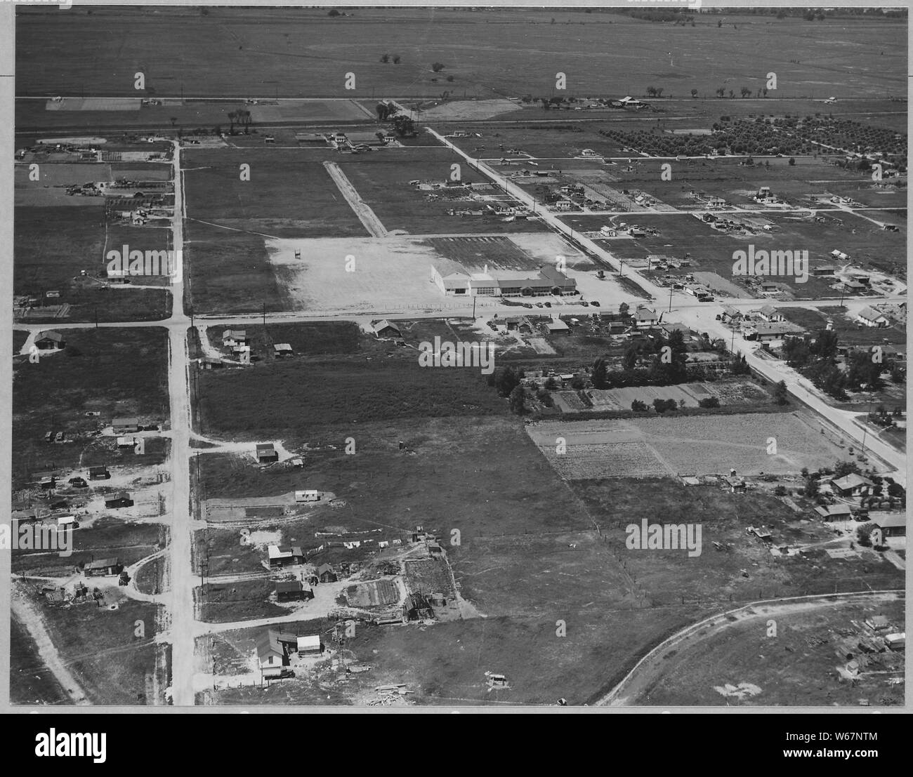 Olivehurst, Yuba County, California. Another air view of Olivehurst ...