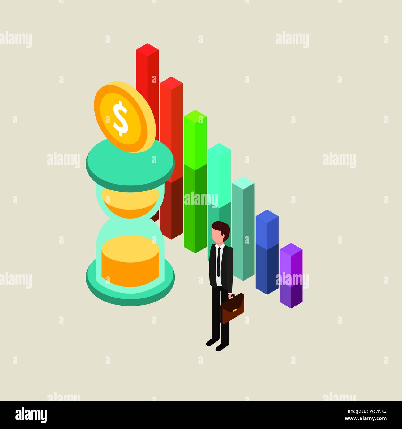 Money icon and businessman design Stock Vector Image & Art - Alamy