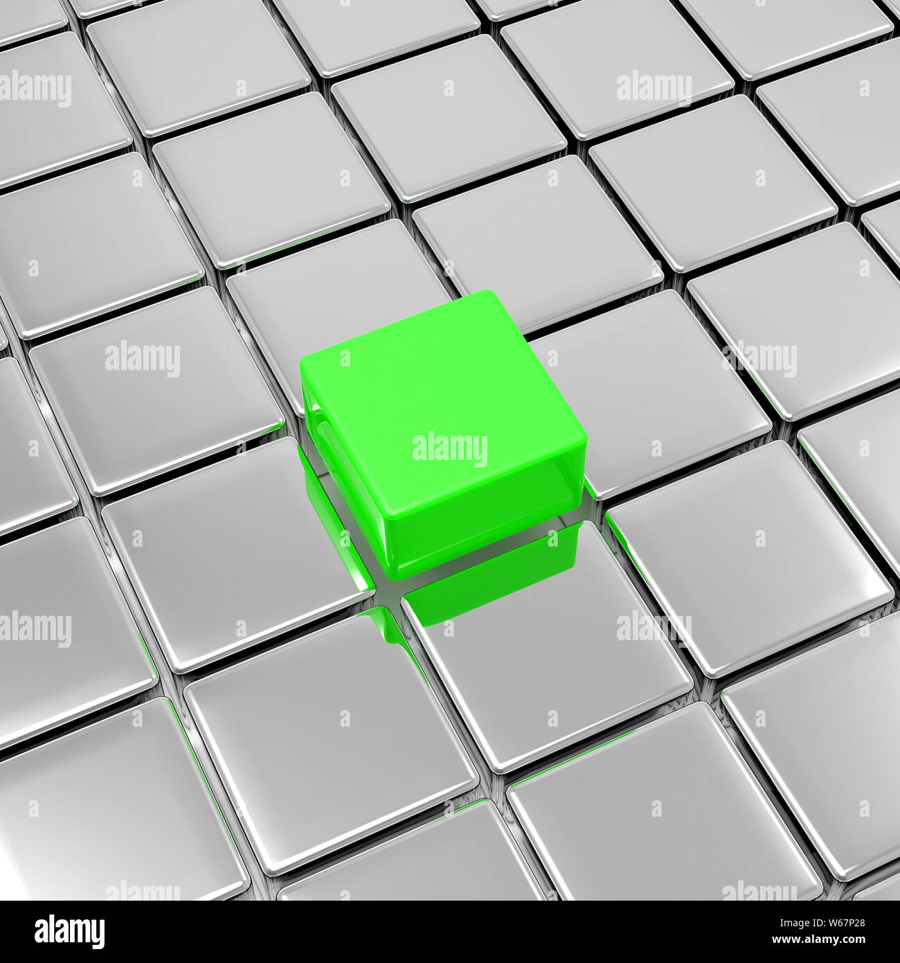 Push button used to start the technical system or remote power. An ...