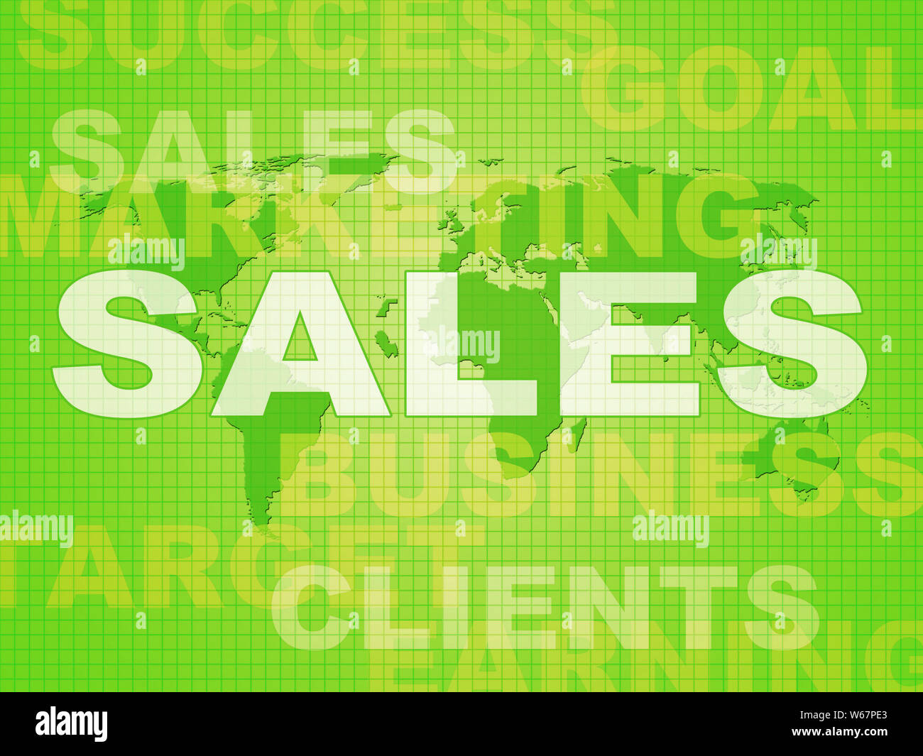 Sales concept icon meaning retail trade selling or online merchandising ...