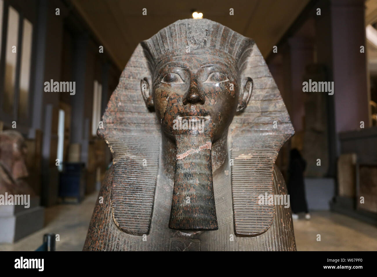 Sphinx in Egyptian Museum, Cairo City, Egypt Stock Photo - Alamy