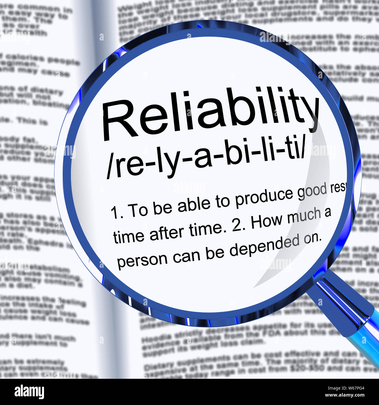 Reliability and dependability hi-res stock photography and images - Alamy