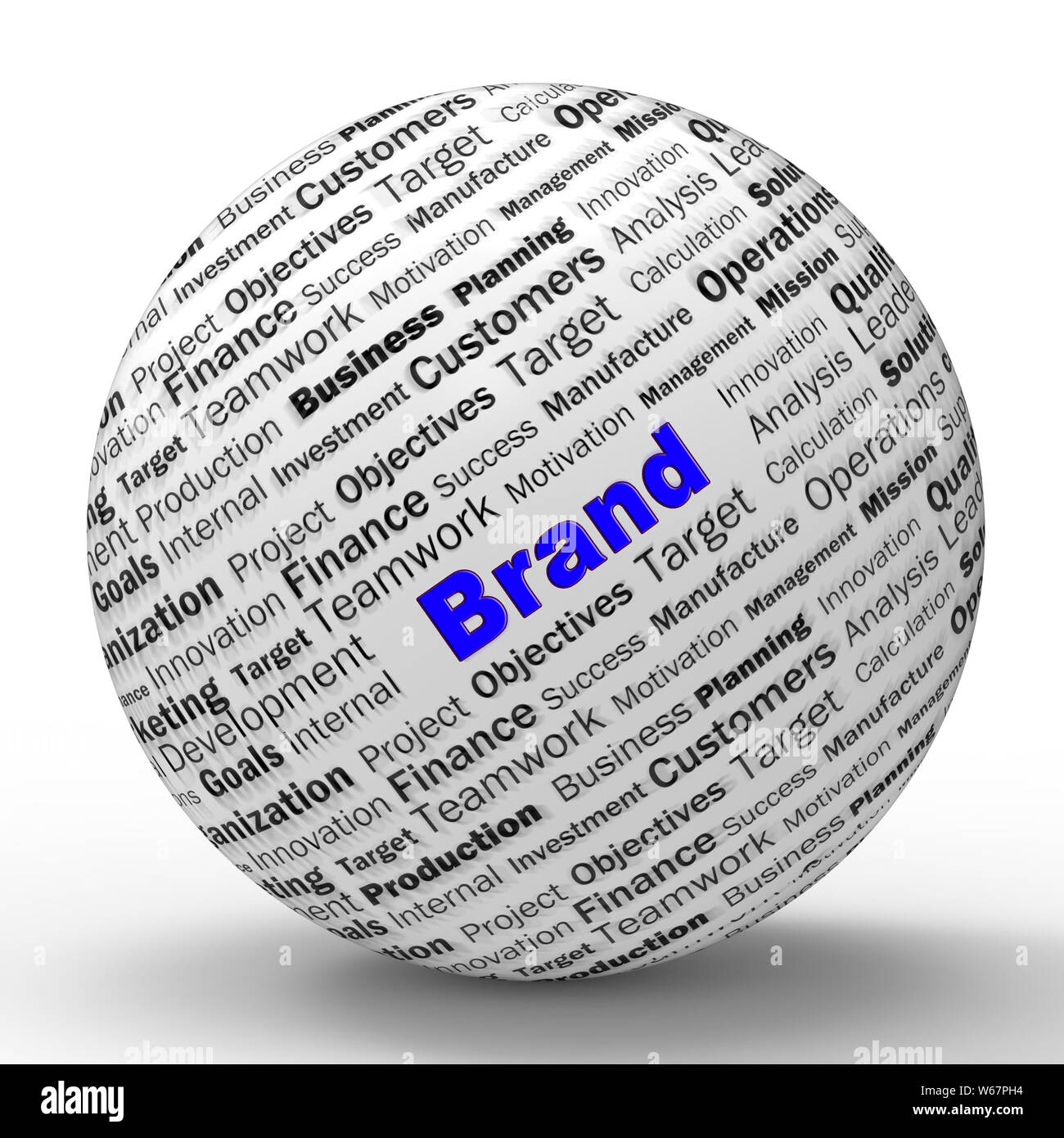 Brand identity shows using a trademark for company recognition. A logo ...