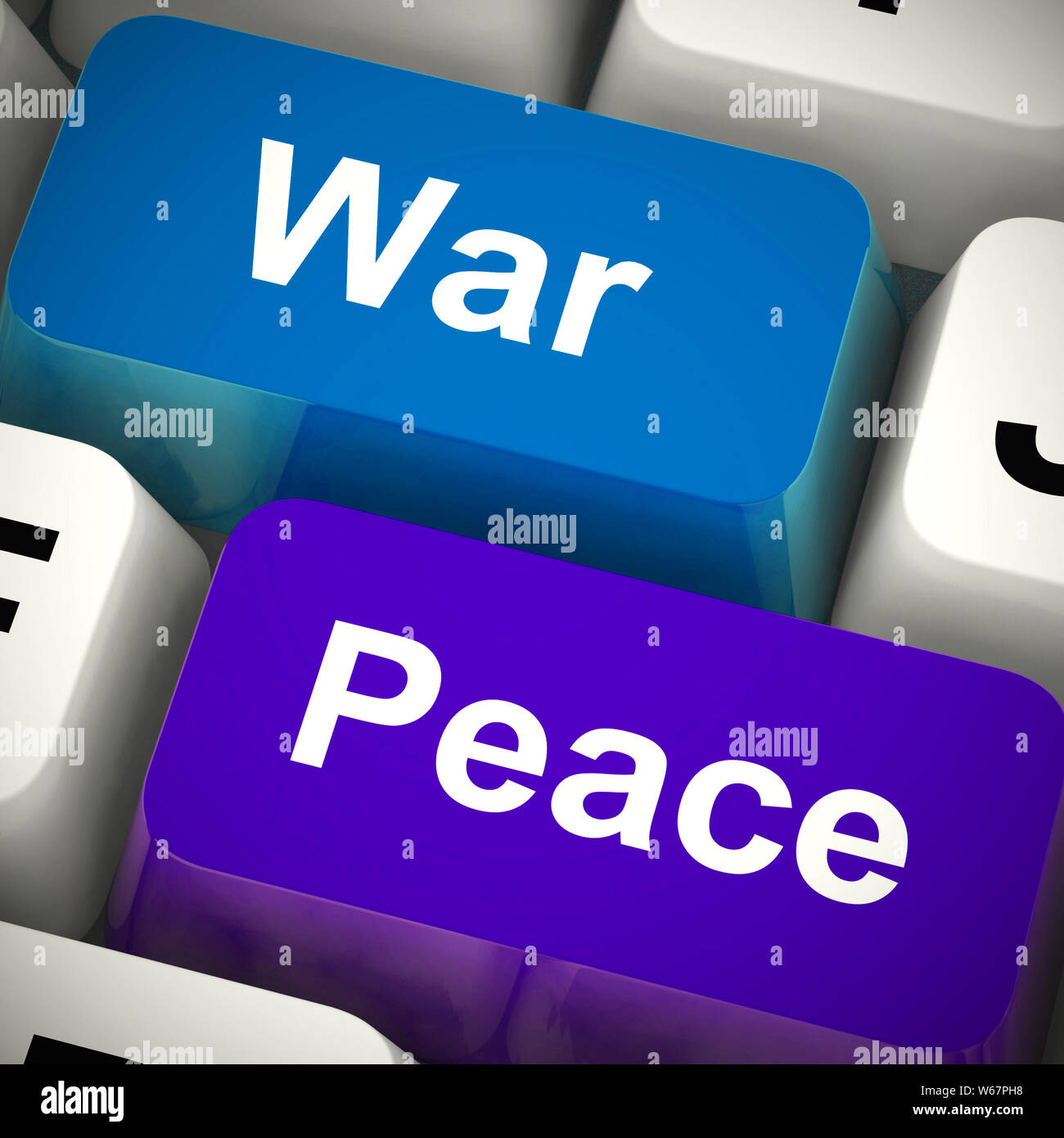 War vs peace hi-res stock photography and images - Alamy