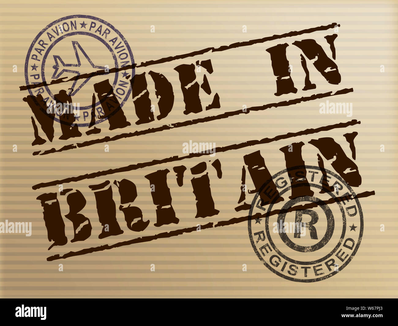 Made in britain stamp hi-res stock photography and images - Alamy