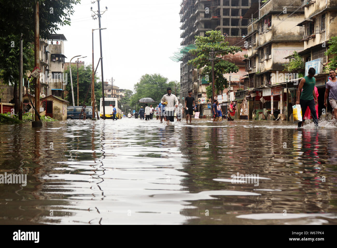 Flood in the City Stock Photo - Alamy