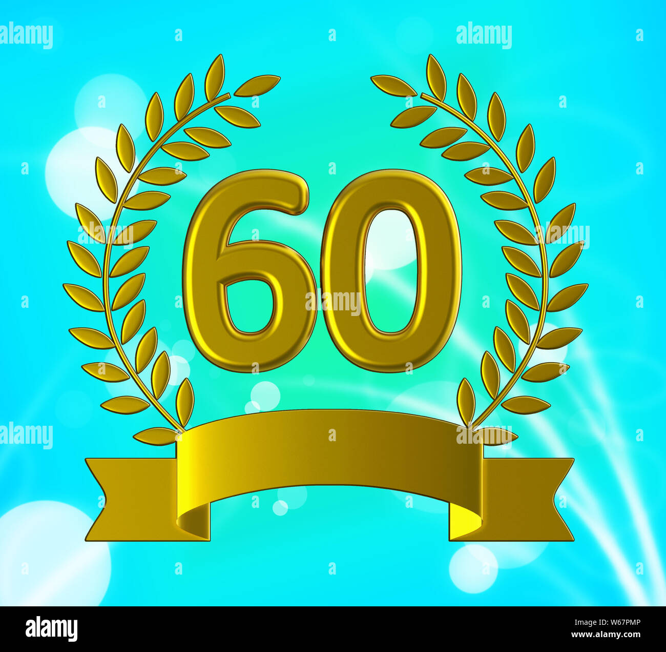 60th birthday 3d hi-res stock photography and images - Alamy