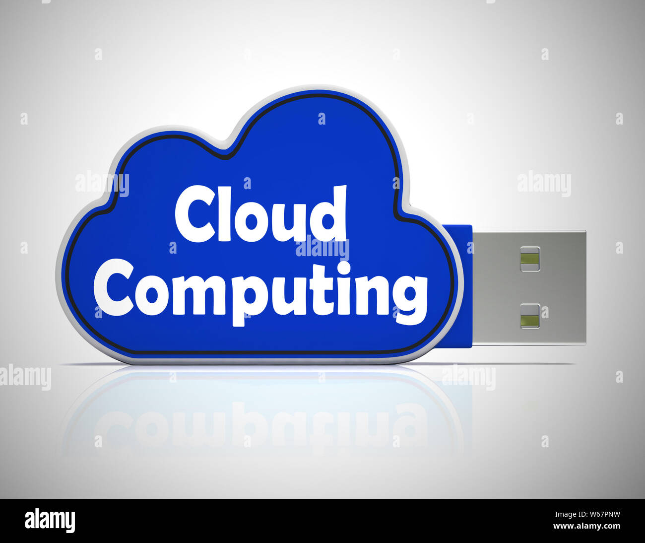 Cloud computing concept icon shows online data hosting. Computer ...