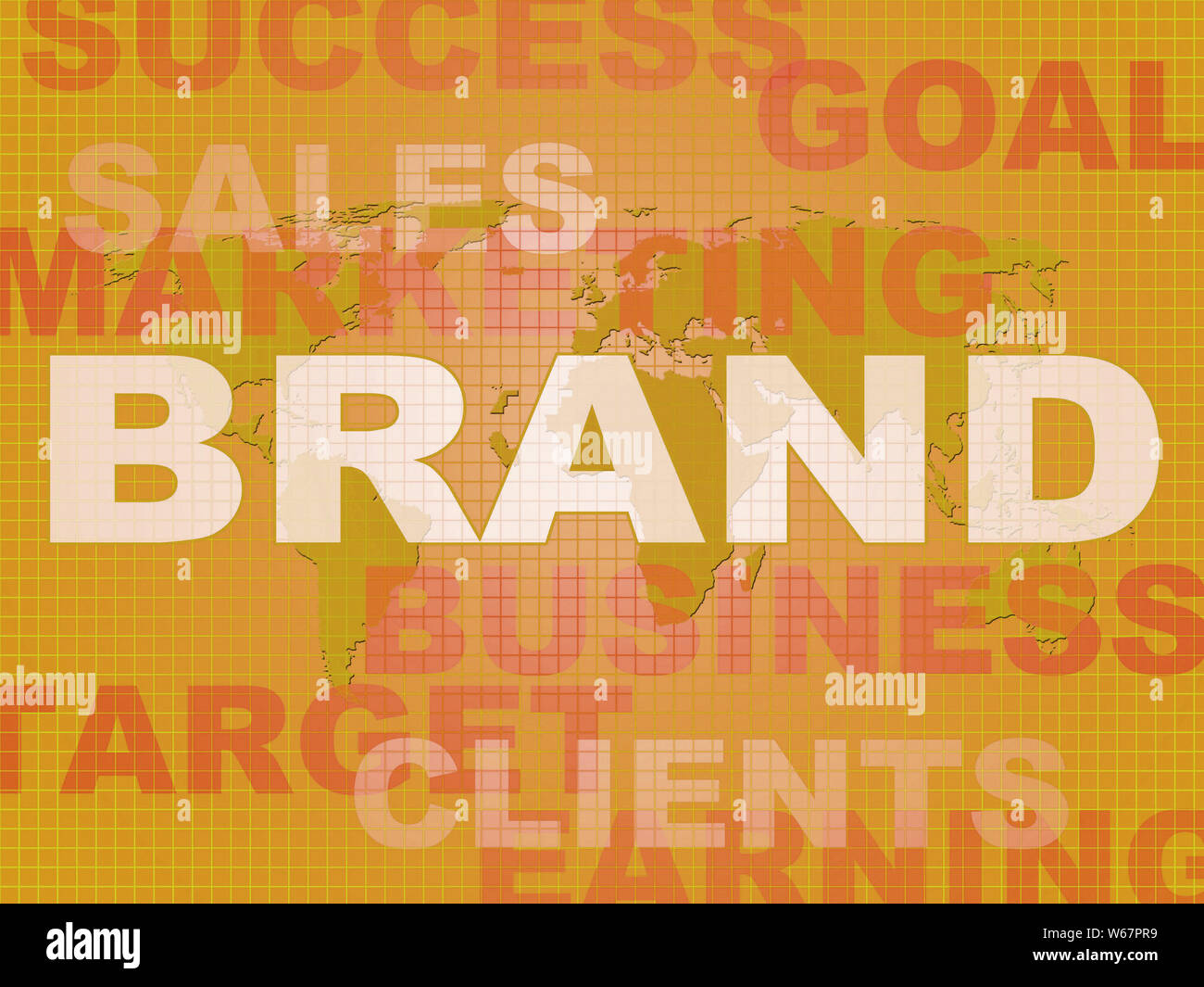 Brand identity shows using a trademark for company recognition. A logo ...