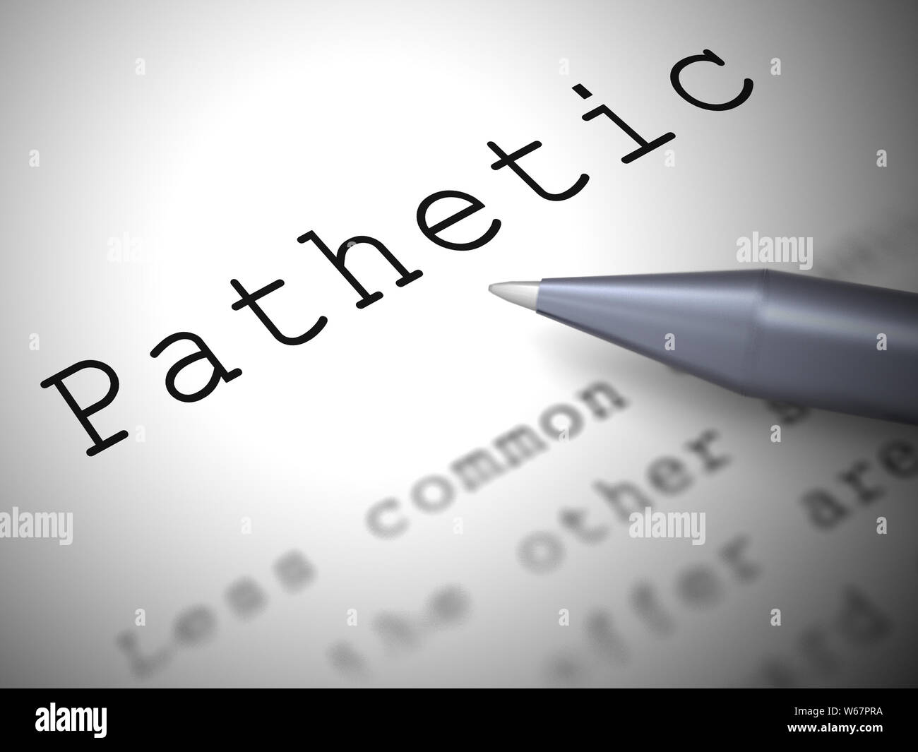 Pathetic definition meaning Richard and piteous or tragic. Laughable ...