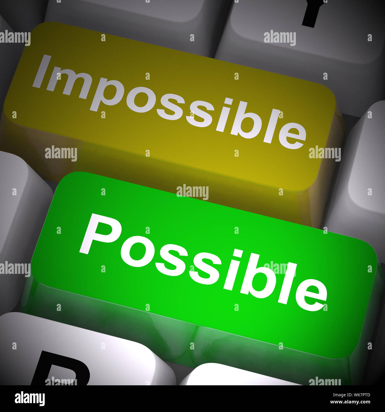 Possible concept icon means achievement or feasible. Potentially viable ...