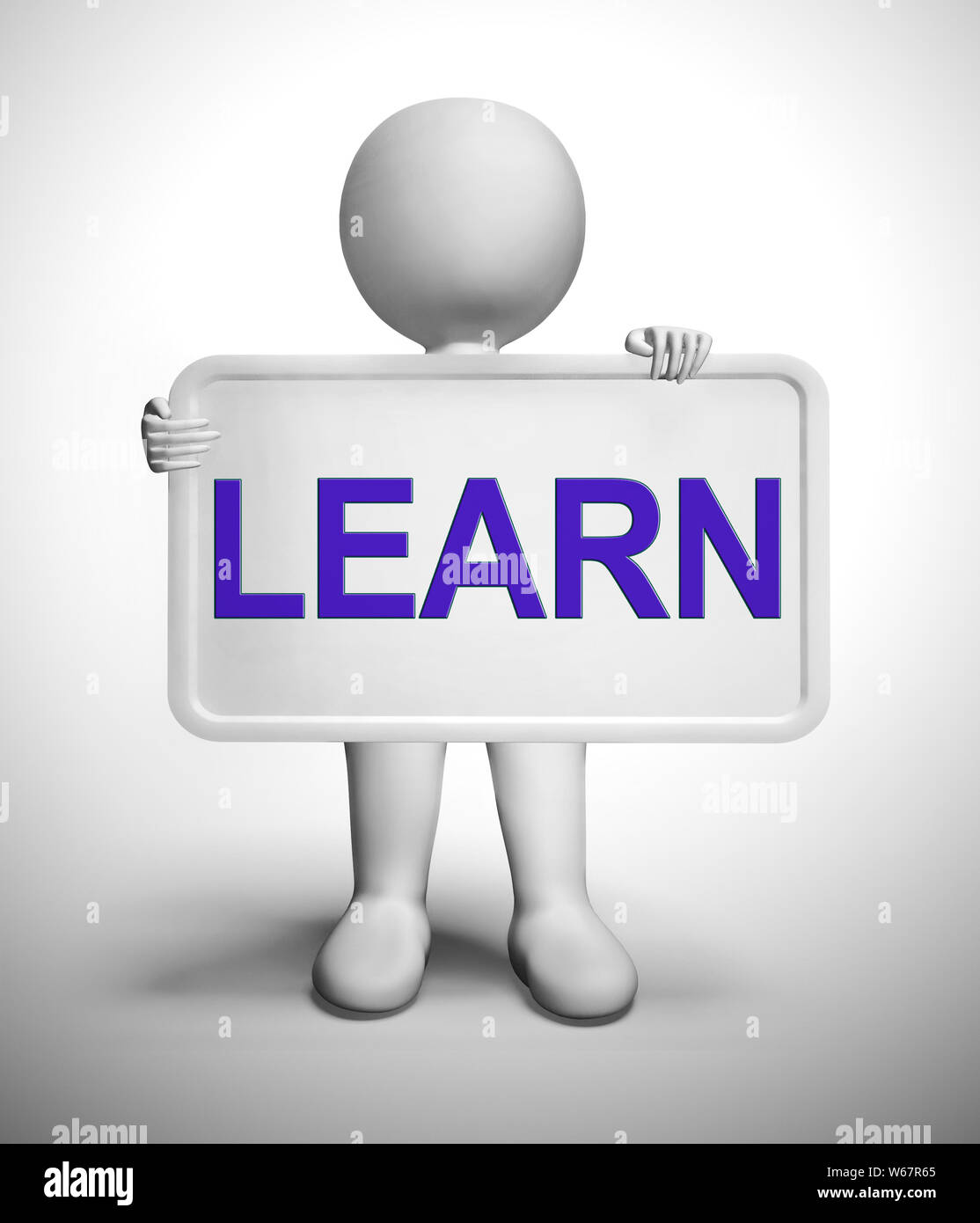 Learn concept icon means to study and understand. Further education in ...
