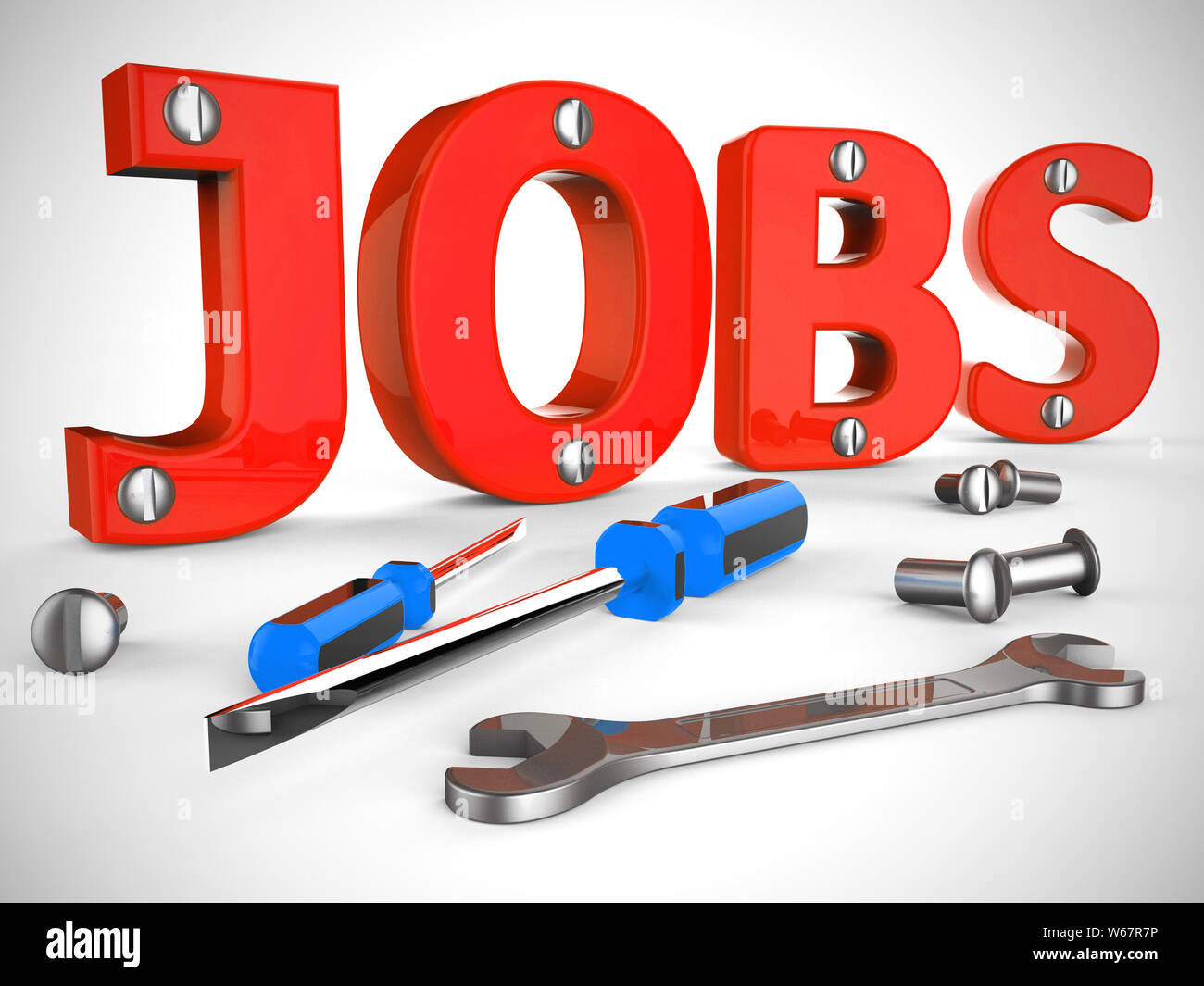 Jobs concept icon means a career or position in employment. Recruitment ...