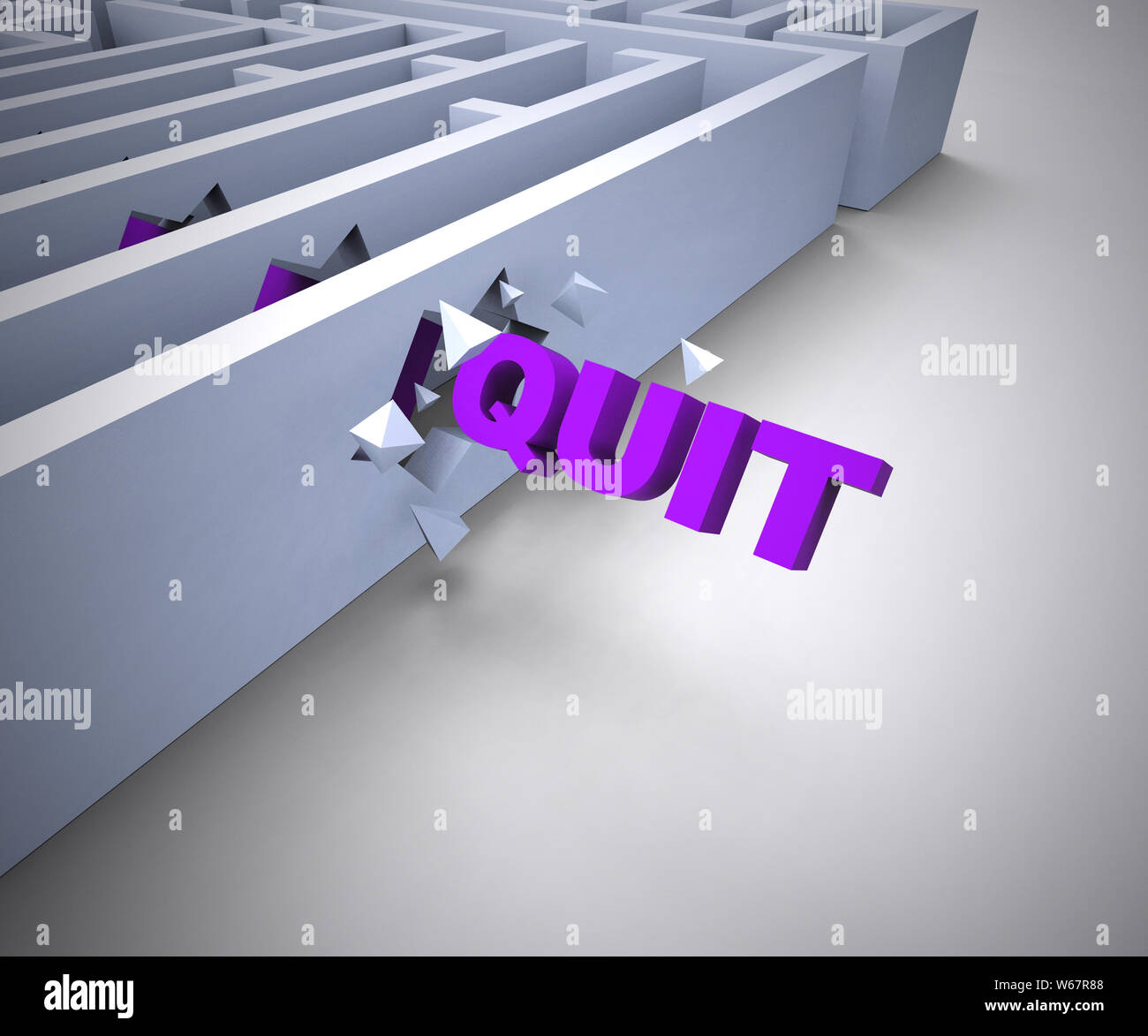 Quit concept icon means to escape or get away. A jailbreak or taking ...