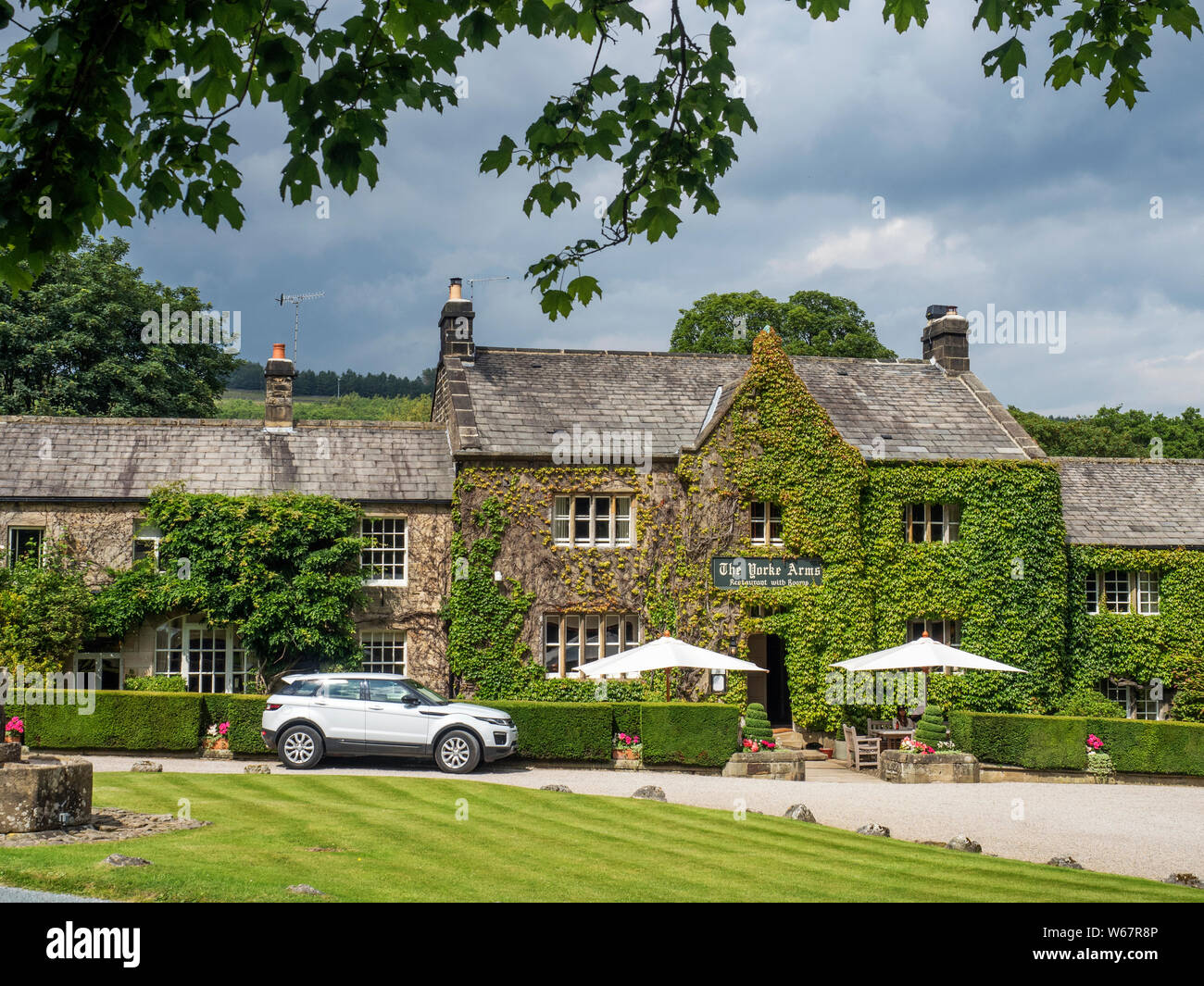 The Yorke Arms former coaching inn now a Michelin starred restaurant in ...