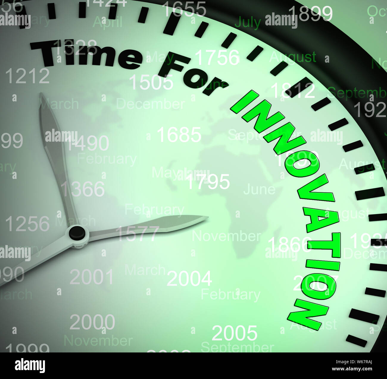Time for innovation concept icon means creation using revolutionary ... Time for innovation concept icon means creation using revolutionary ...