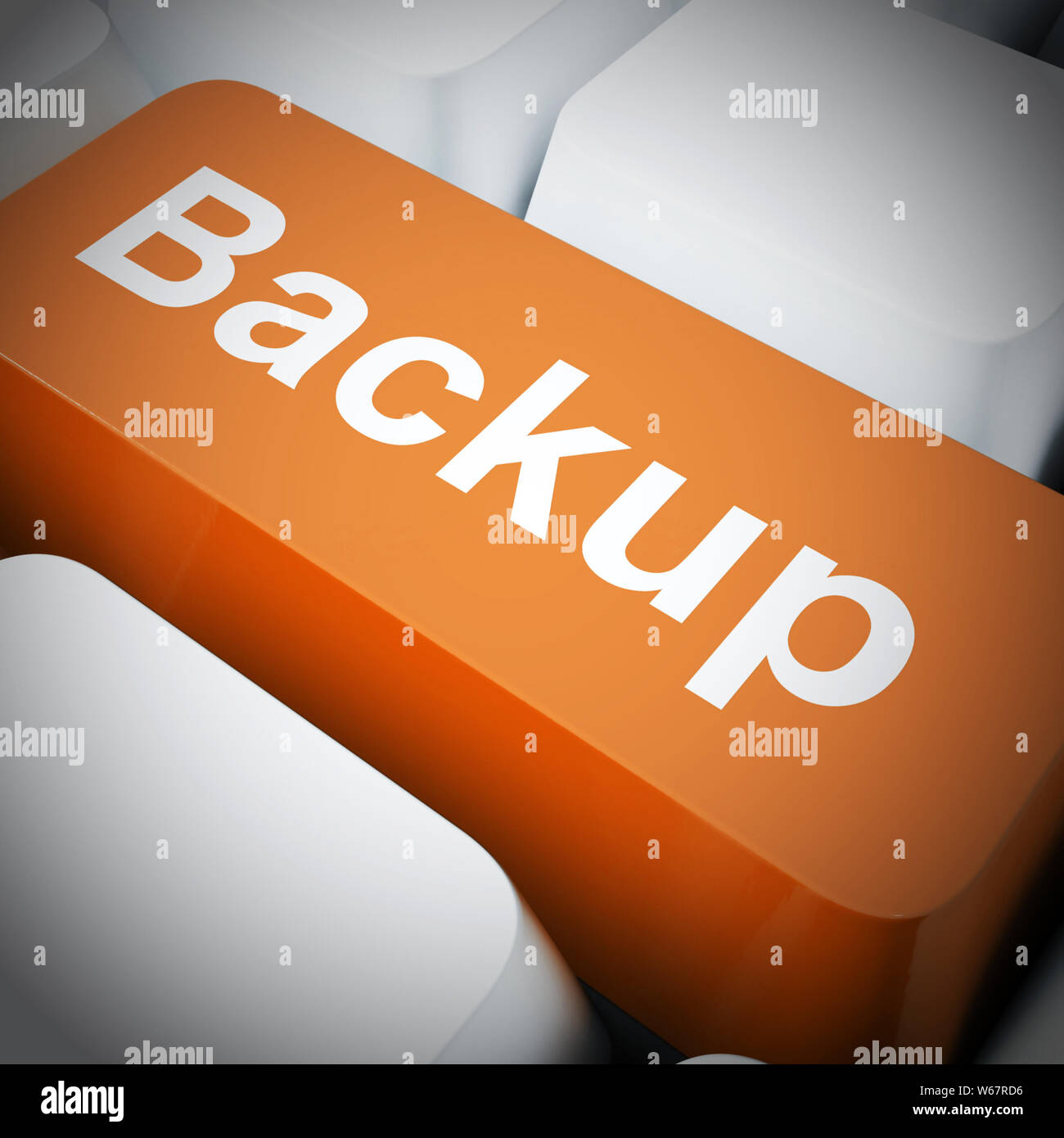 Back up data concept icon shows the importance of a backup plan. A ...
