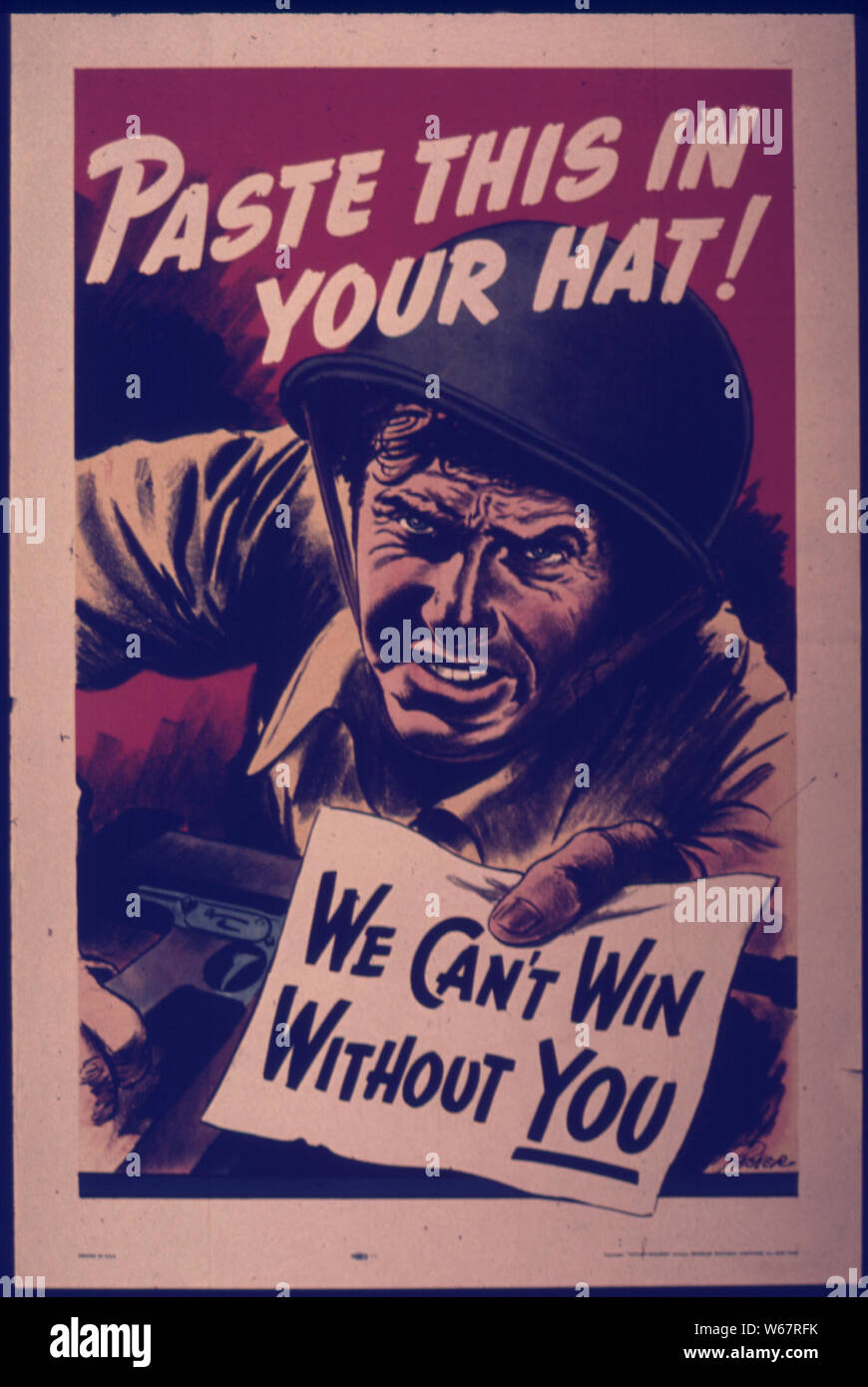 We cant win without them hi-res stock photography and images - Alamy