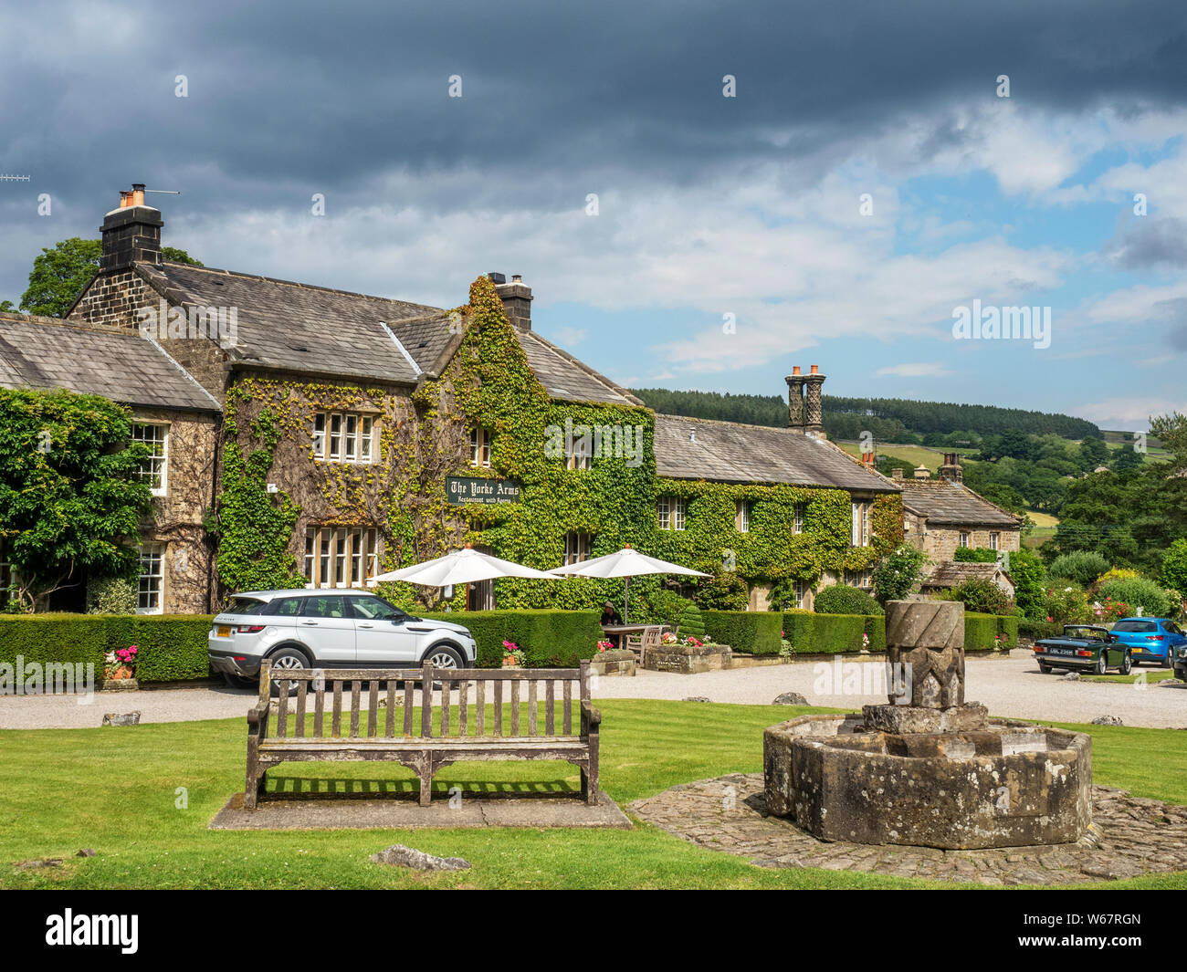 The Yorke Arms former coaching inn now a Michelin starred restaurant in ...