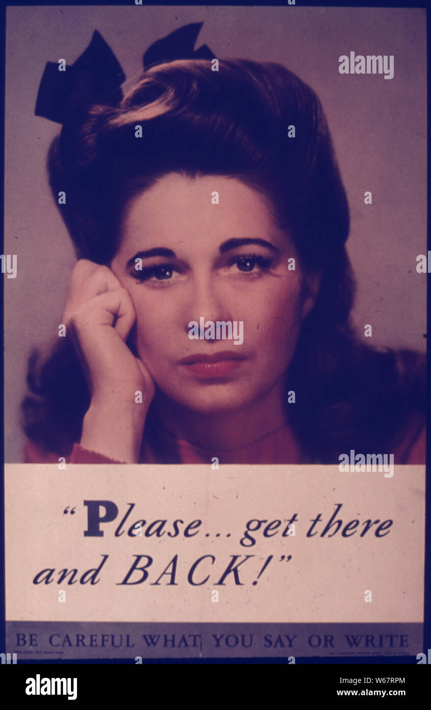 Be careful what you say hi-res stock photography and images - Alamy