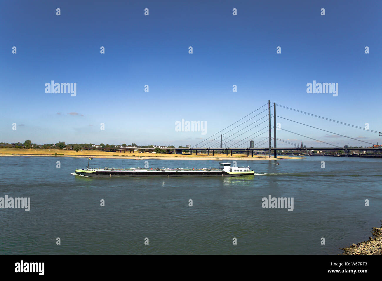 River Rhein in Dusseldorf Stock Photo - Alamy