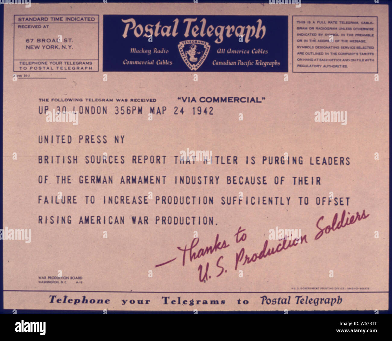 Postal and telegraph hi-res stock photography and images - Alamy