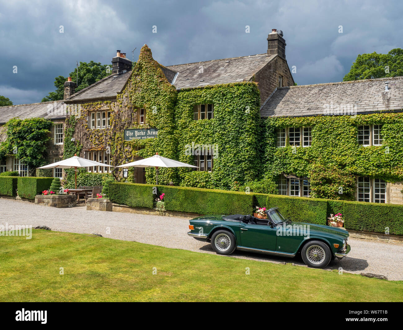 The Yorke Arms former coaching inn now a Michelin starred restaurant in ...