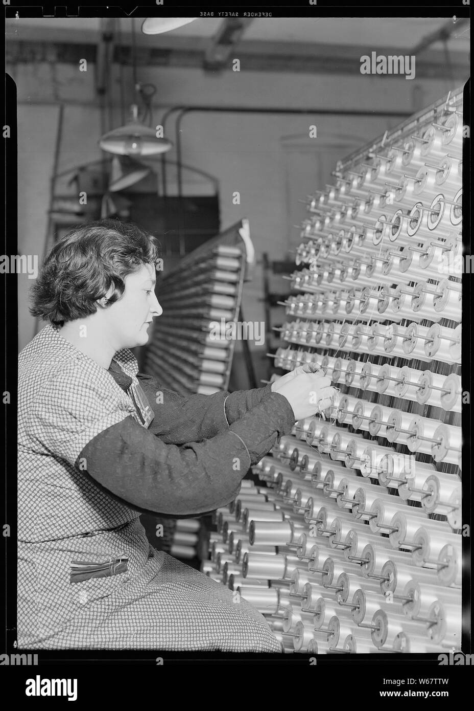 Bobbin creel hi-res stock photography and images - Alamy