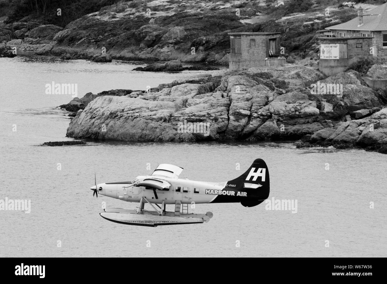 Victoria canada seaplane Black and White Stock Photos & Images - Alamy