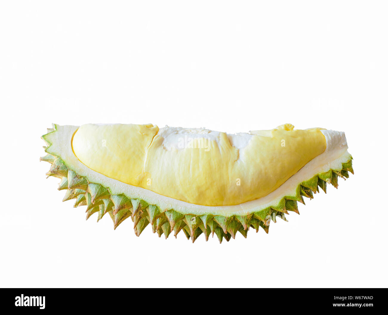 delicious Thai durian on white background Stock Photo - Alamy