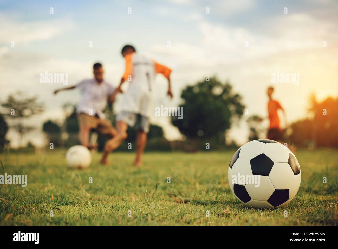 Community soccer children hi-res stock photography and images - Alamy