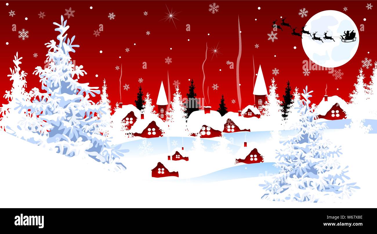 On christmas new year eve Stock Vector Images - Alamy