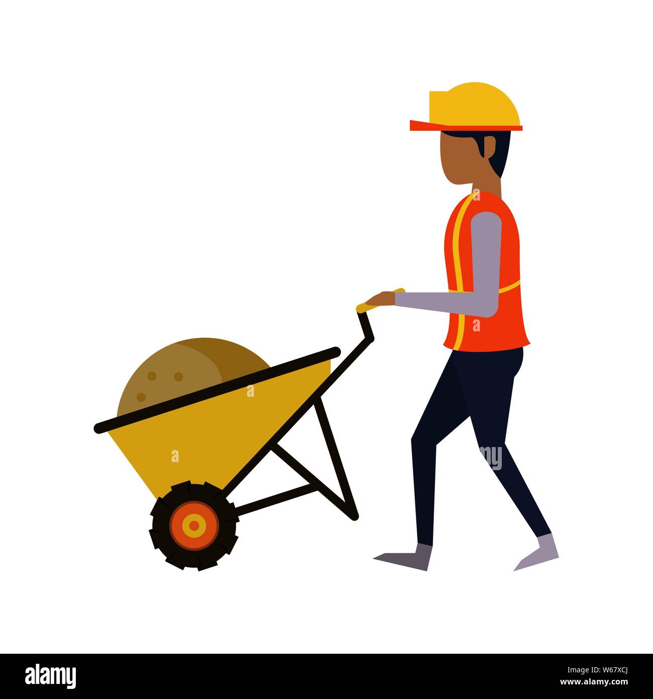 construction architectural engineering work cartoon Stock Vector Image ...