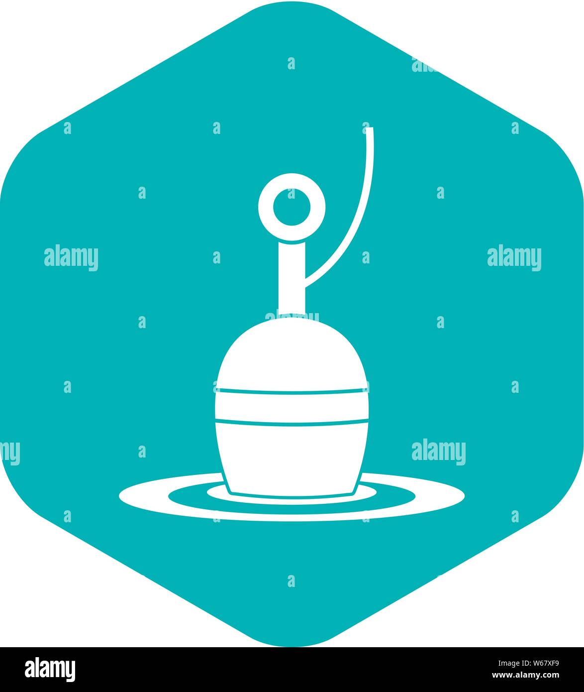 Floating bobber icon, simple style Stock Vector Image & Art - Alamy