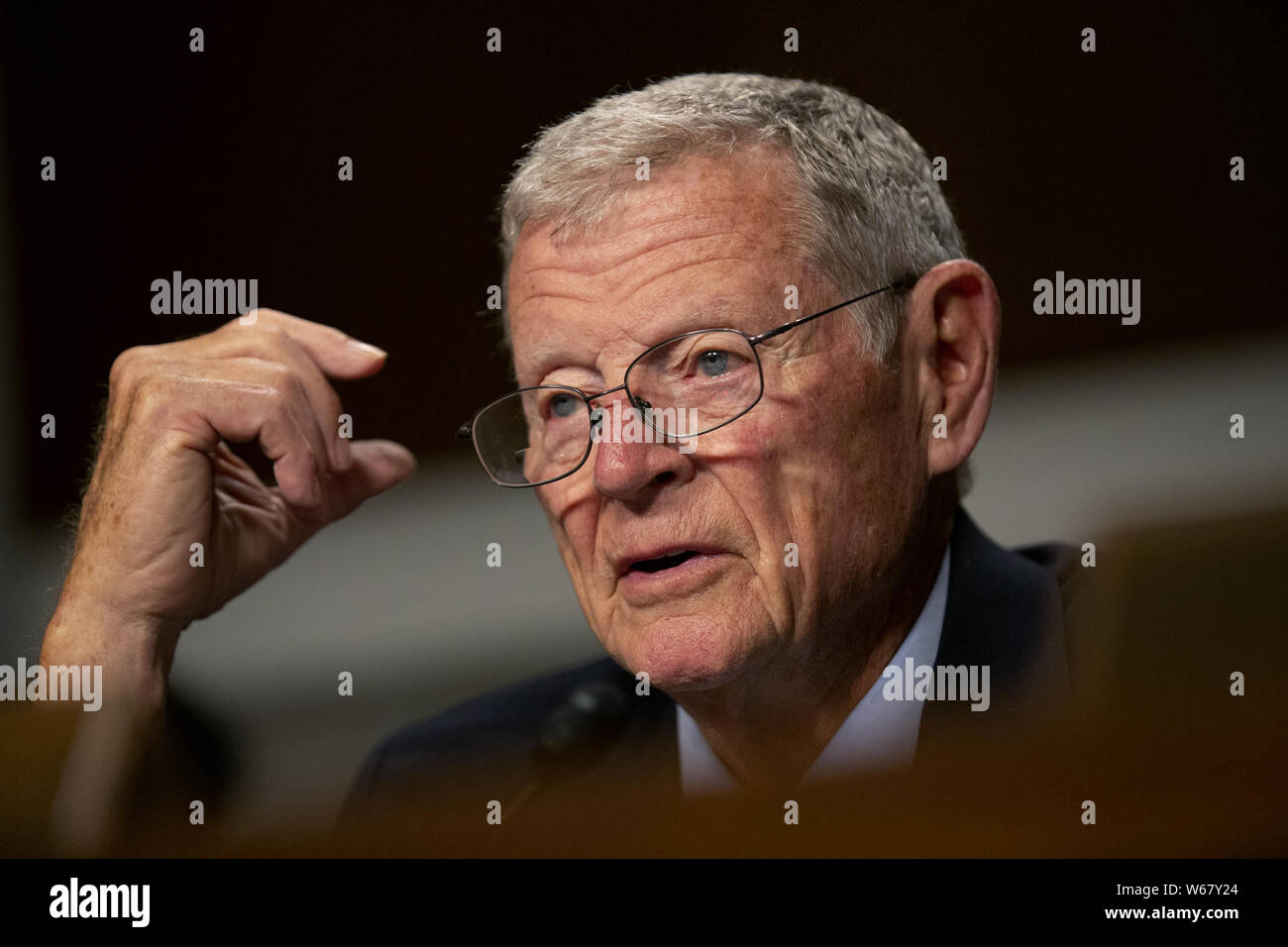Washington DC, USA. 31st July 2019. United States Senator Jim Inhofe ...