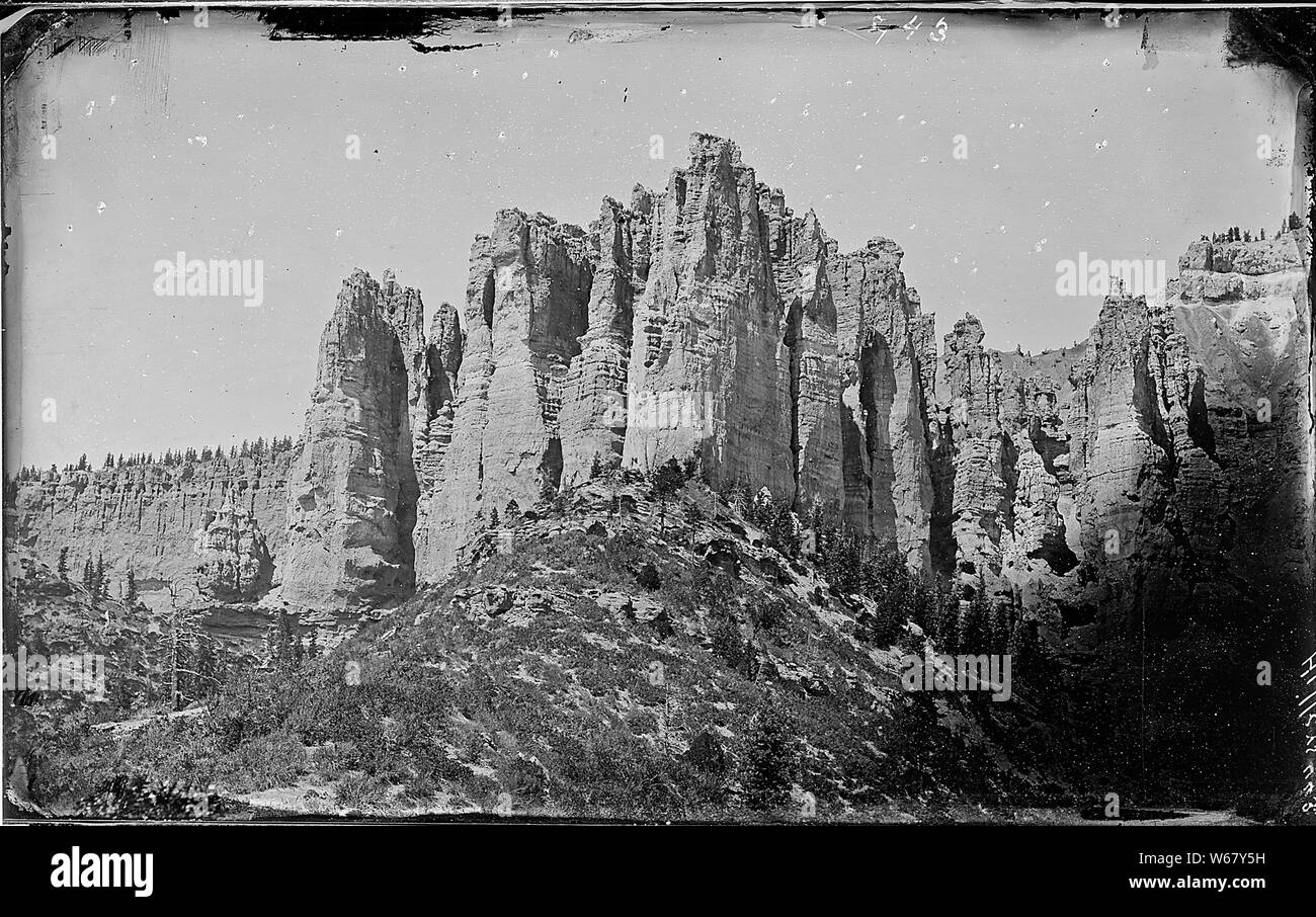 Pink cliffs Black and White Stock Photos & Images - Alamy