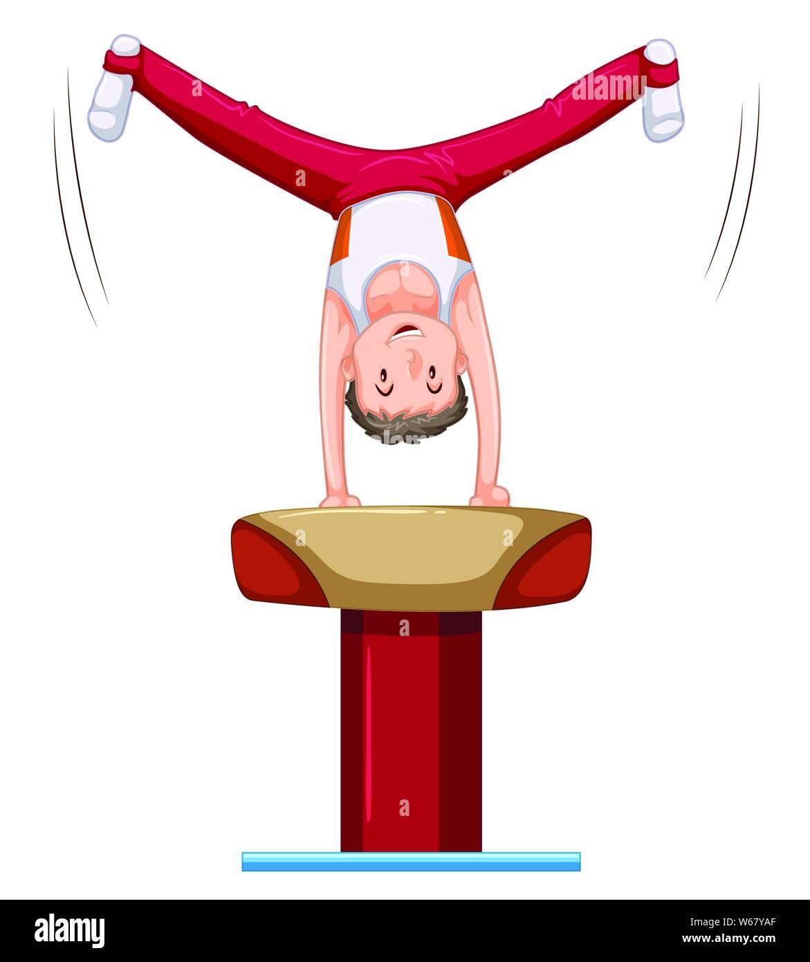 Sporting activity people on white background illustration Stock Vector ...