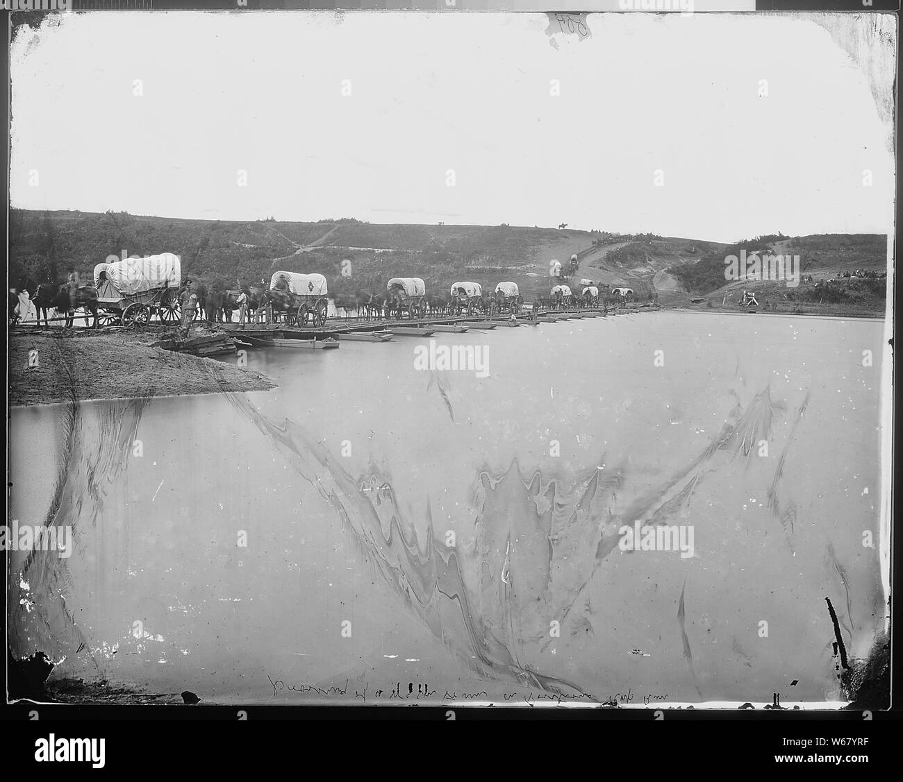 Pontoon across Deep Run, Va Stock Photo - Alamy