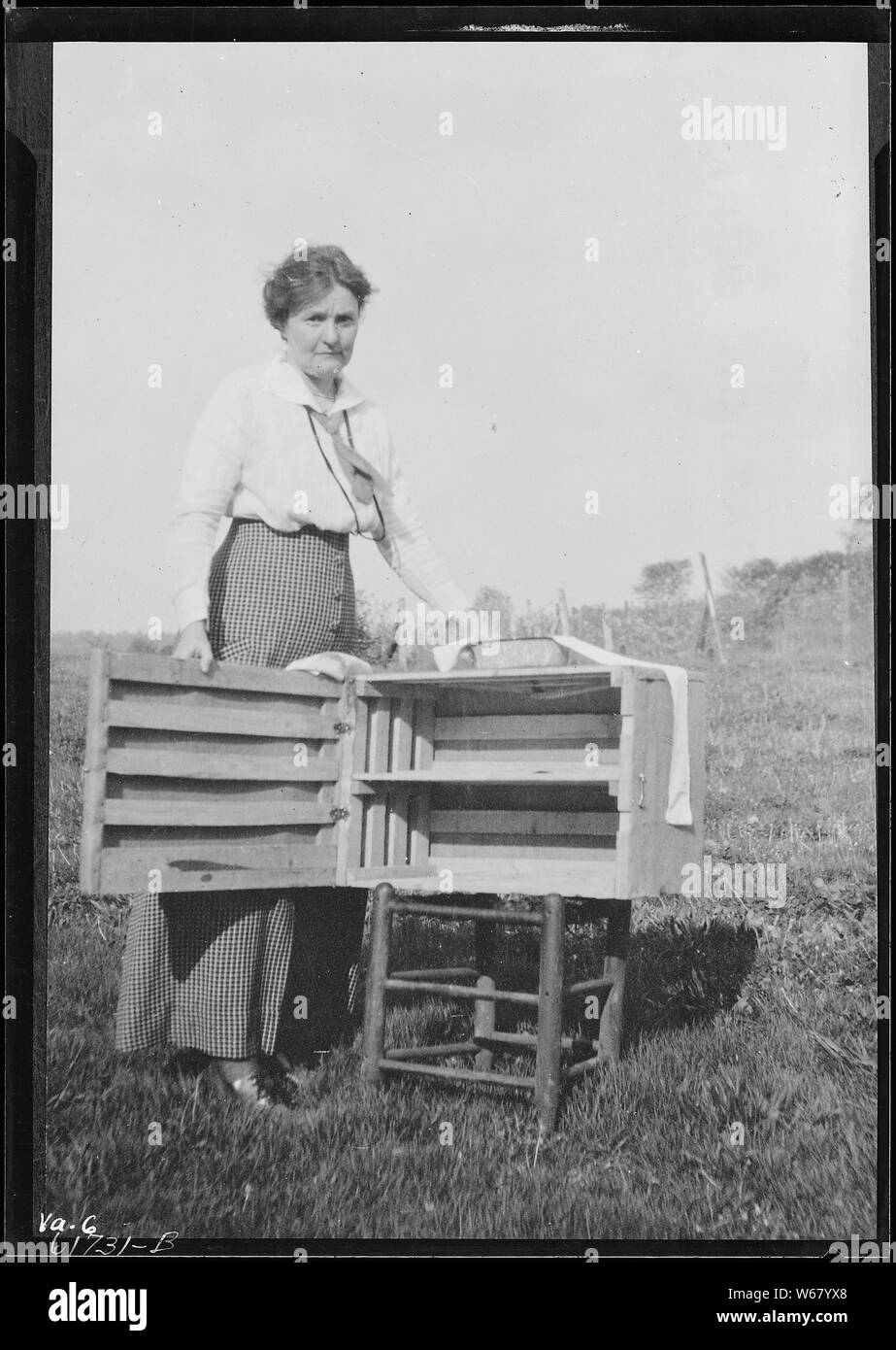 Portrait of Ella Agnew, the first Home Extension Agent Stock Photo - Alamy