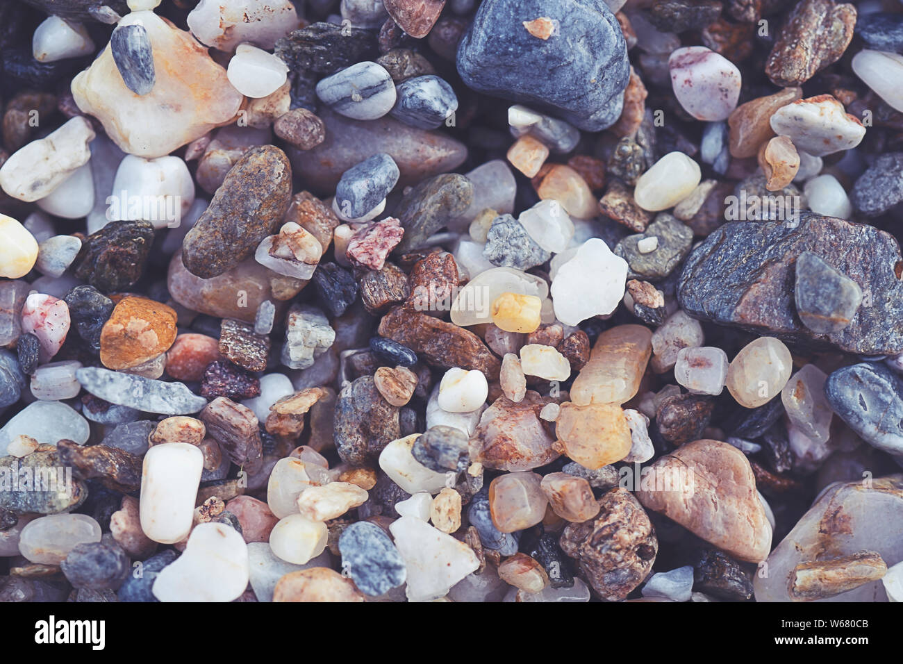 colorful small pebble and stone for background texture Stock Photo - Alamy