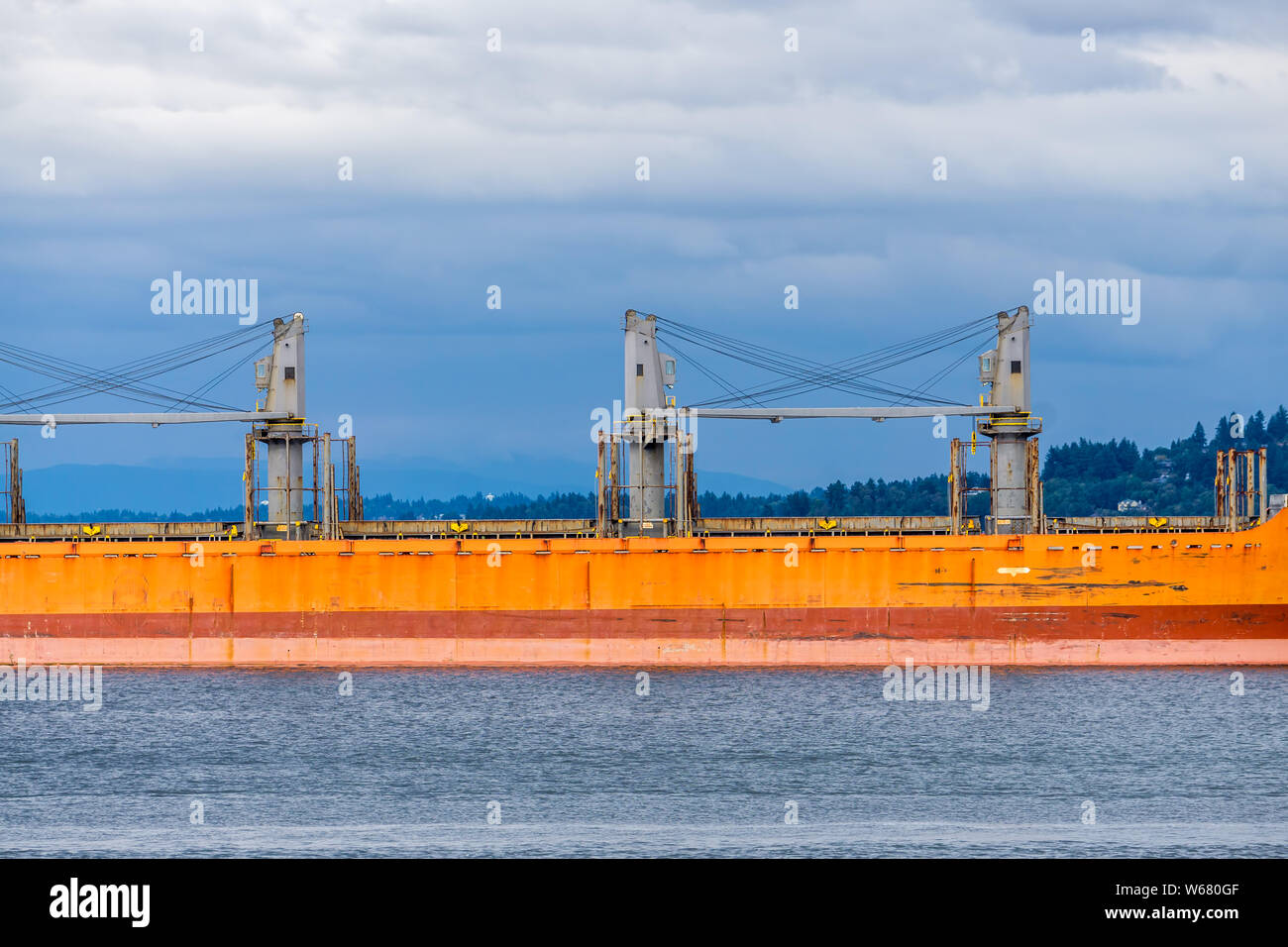 Orange tanker hi-res stock photography and images - Alamy