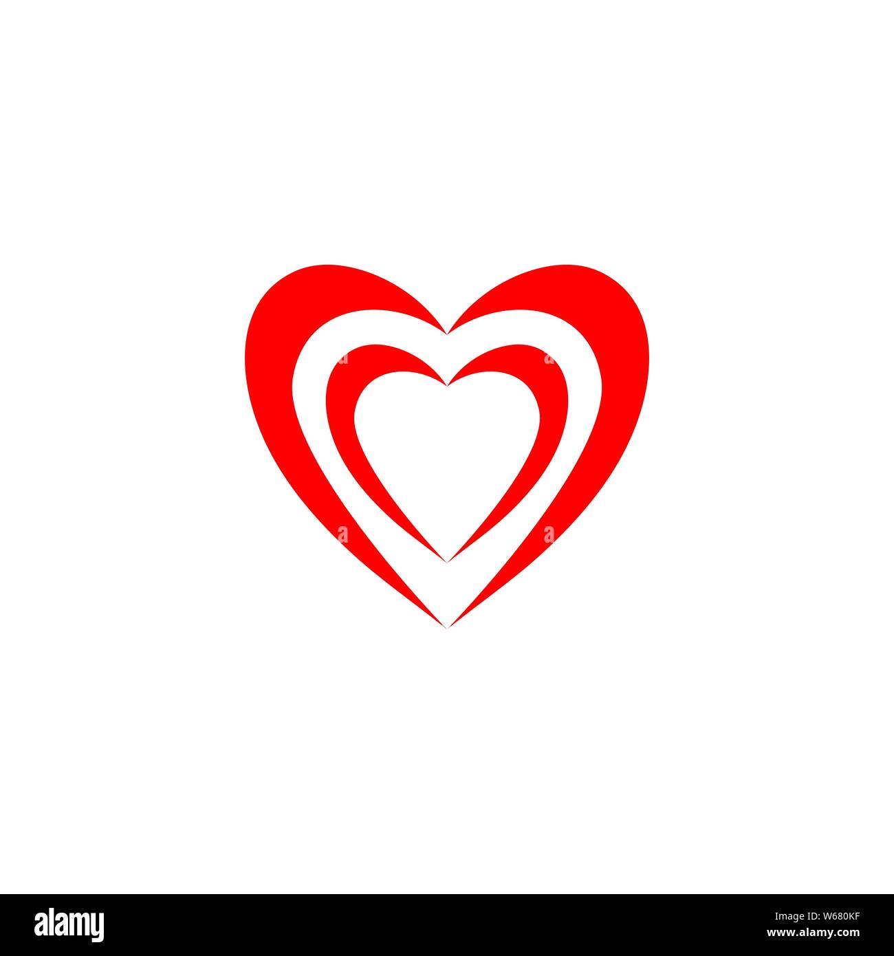 Love symbol logo vector Stock Vector Image & Art - Alamy