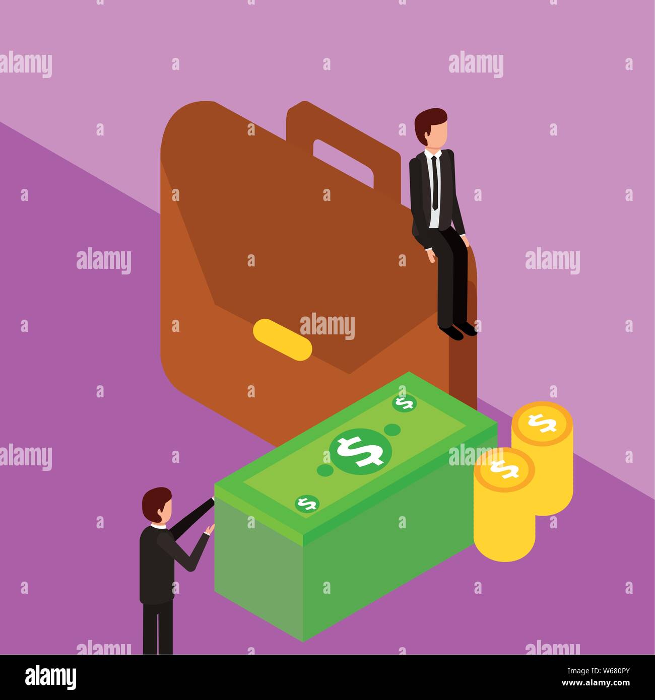 Money icon and businessman design Stock Vector Image & Art - Alamy