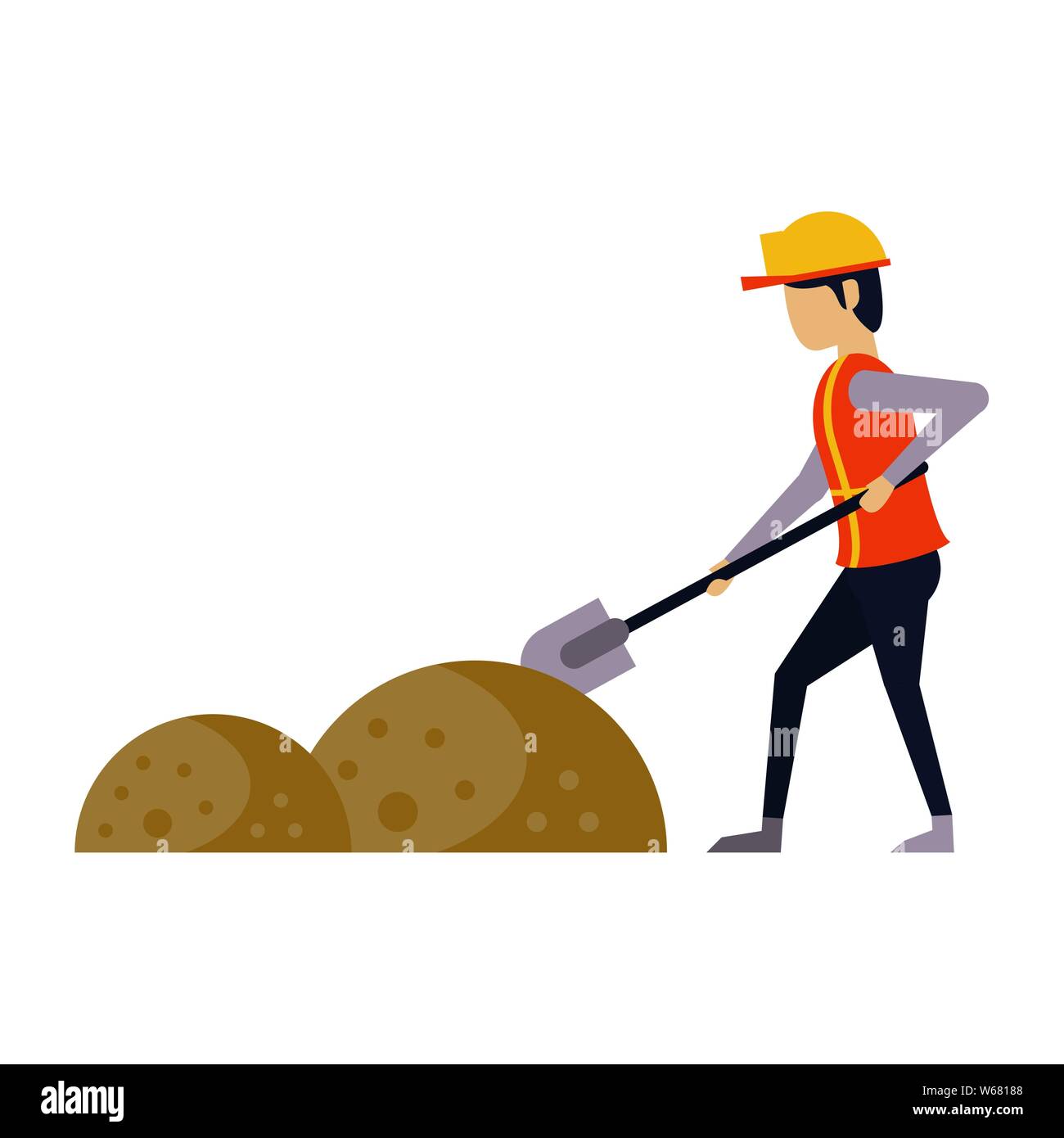 construction architectural engineering work cartoon Stock Vector Image ...