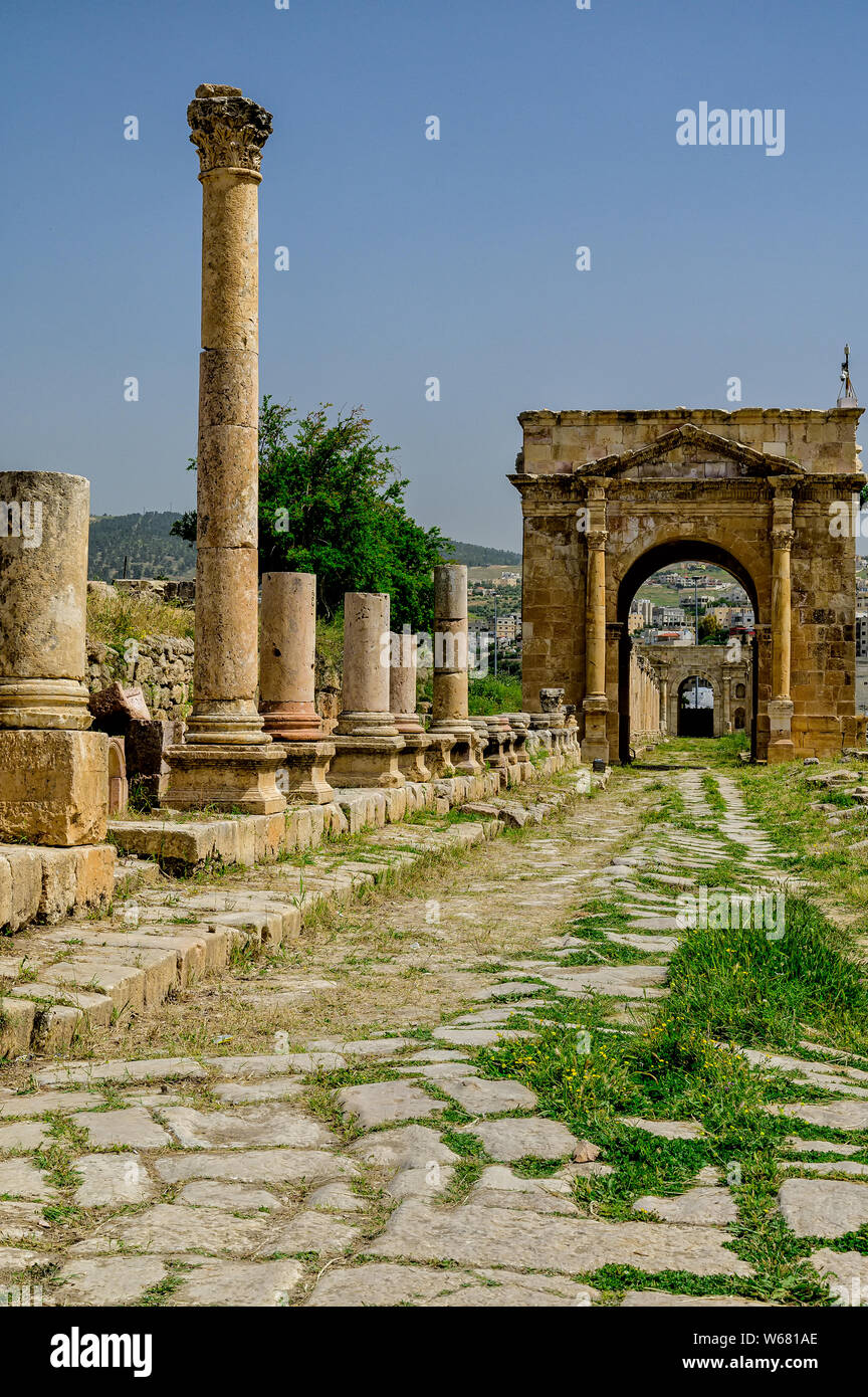 The Northern end of the Cardo Maximus leading to the Northern ...