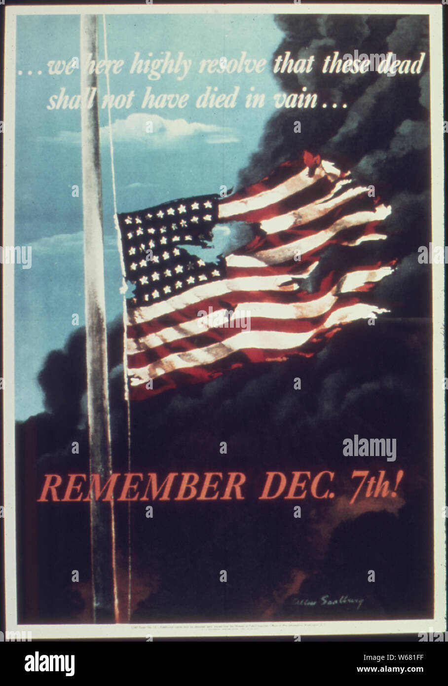 REMEMBER DECEMBER 7 Stock Photo - Alamy