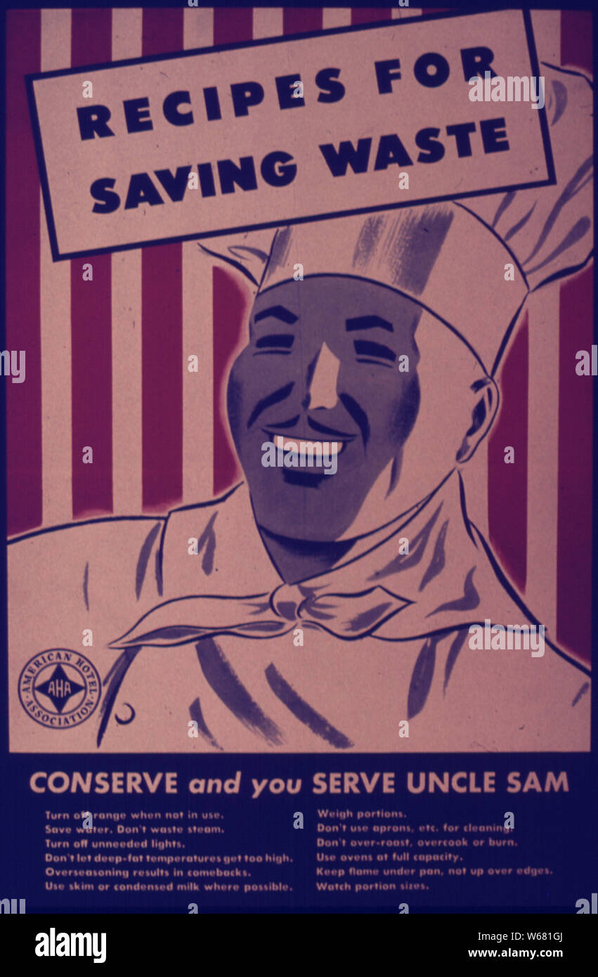 RECIPES FOR SAVING WASTE Stock Photo - Alamy