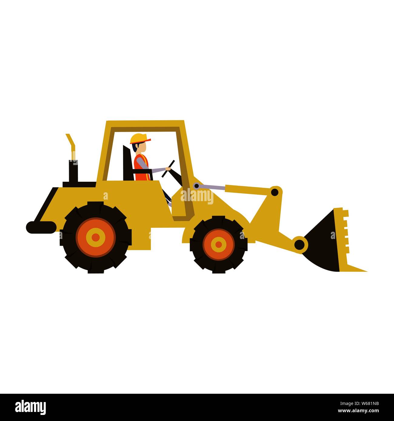 construction architectural engineering work cartoon Stock Vector Image ...